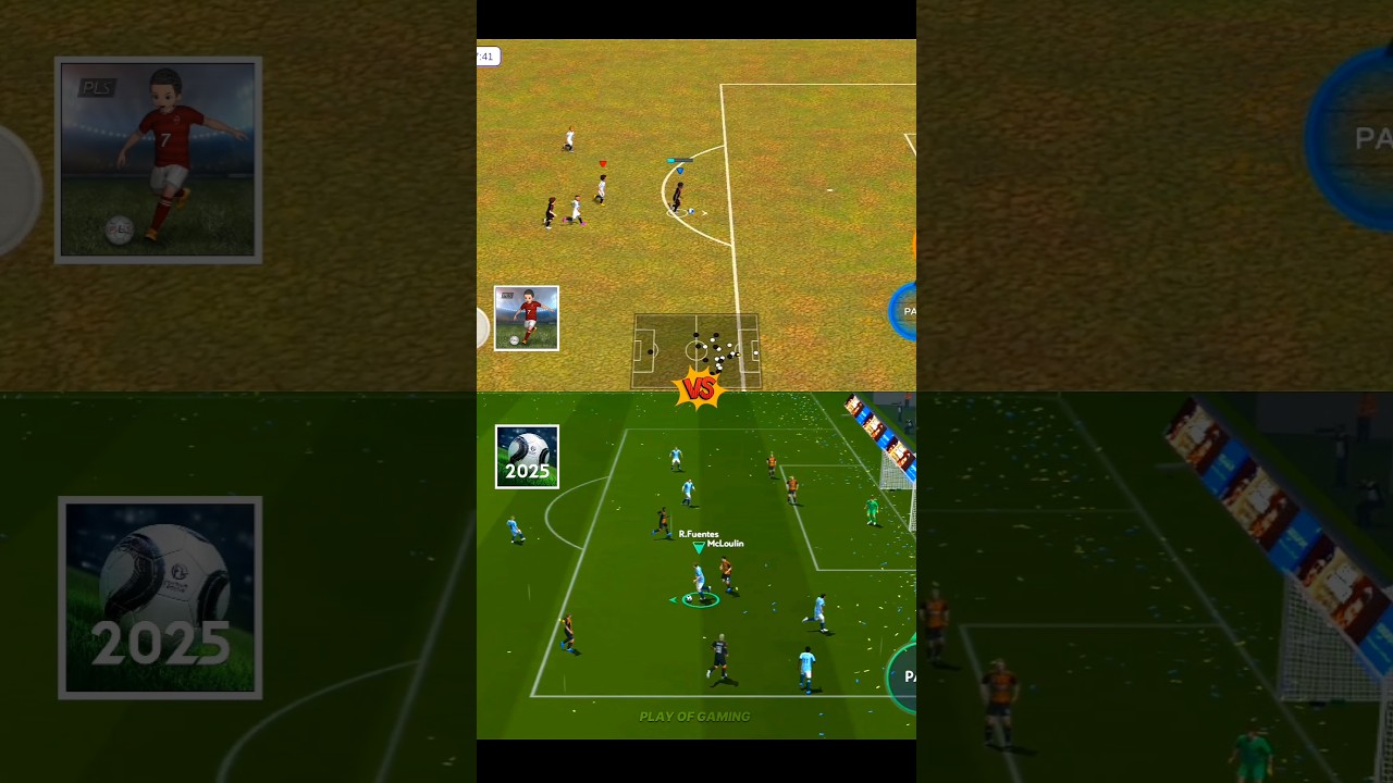 Football League 2025 vs Pro league soccer 🎮⚽️ #proleaguesoccer #footballgame  #playofgaming