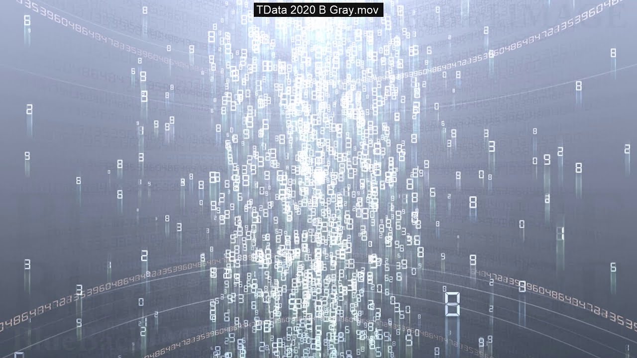 Cloud Server Big Data AI Stream Digital Network Technology concept C Black merged