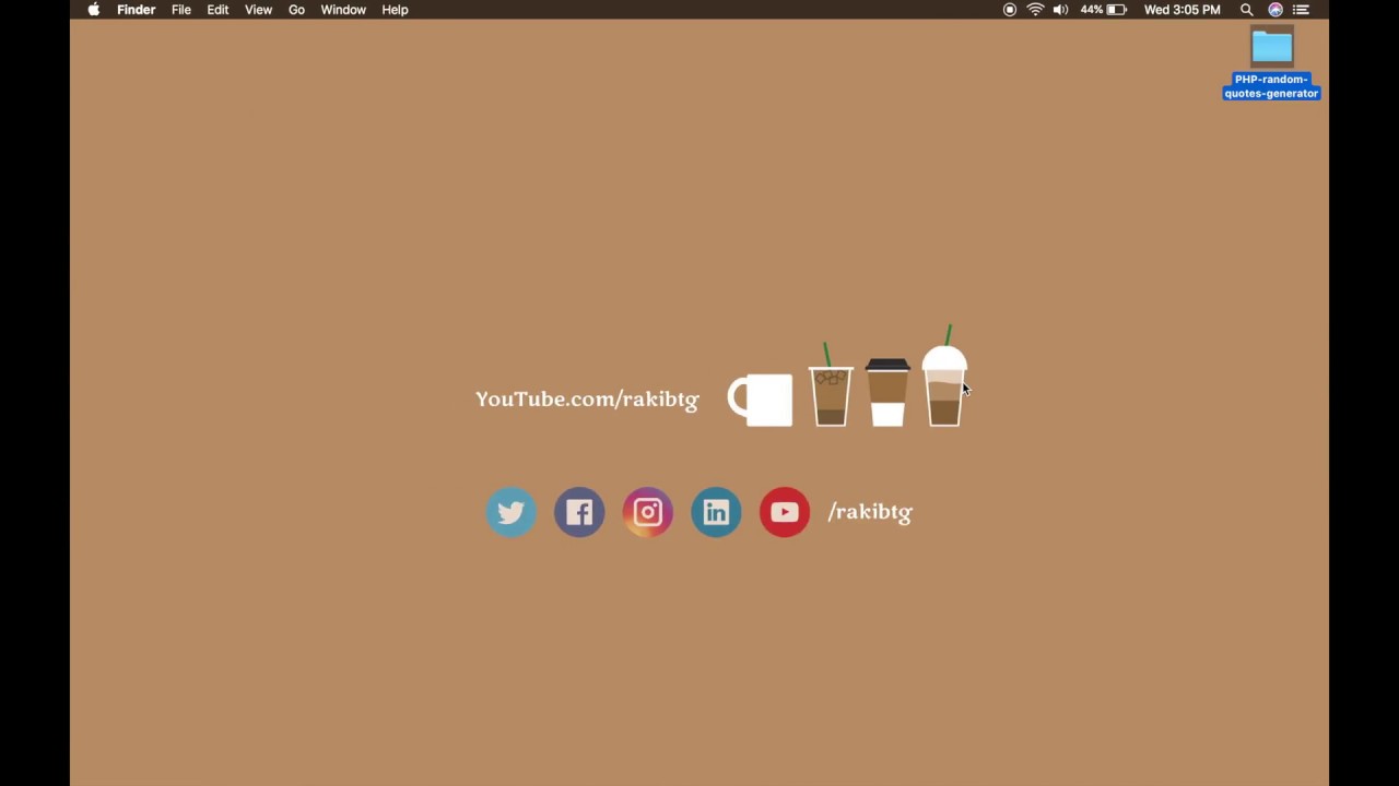 Making of A Simple PHP Project Step by Step