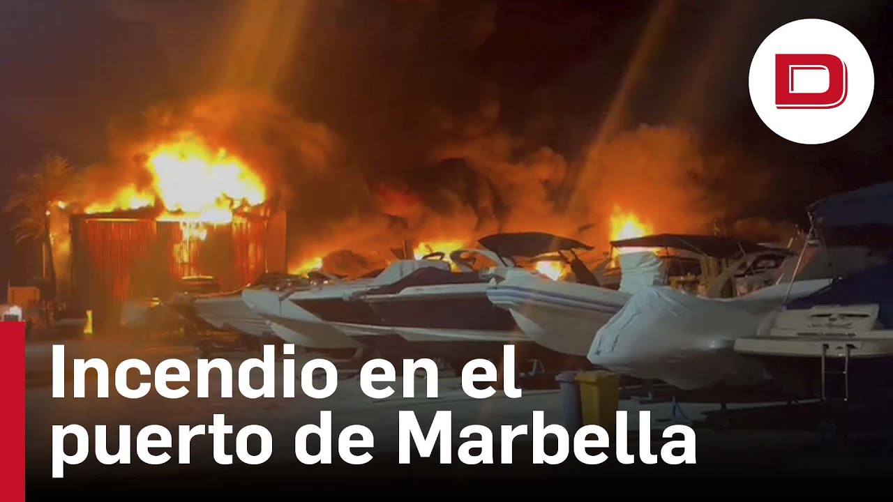 Raging Fire Destroys Over 80 Leisure Boats at Marbella Marina ...