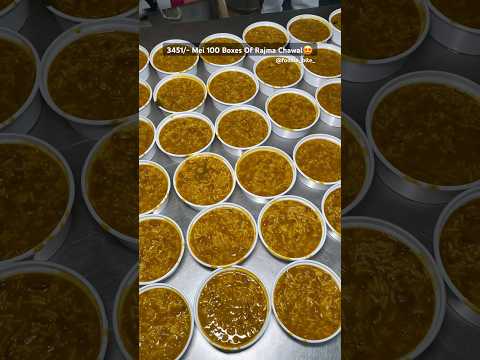 Rajma Chawal For Distribution🤤❤️#youtubeshorts #trending #viralvideo #rajma #chawal #streetfood