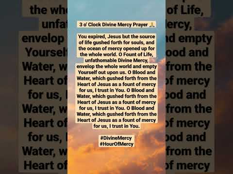 The 3 O'Clock Prayer That Will Save Your Soul