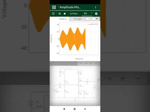 Amplitude Modulation | AM Modulation | Modulation #shorts