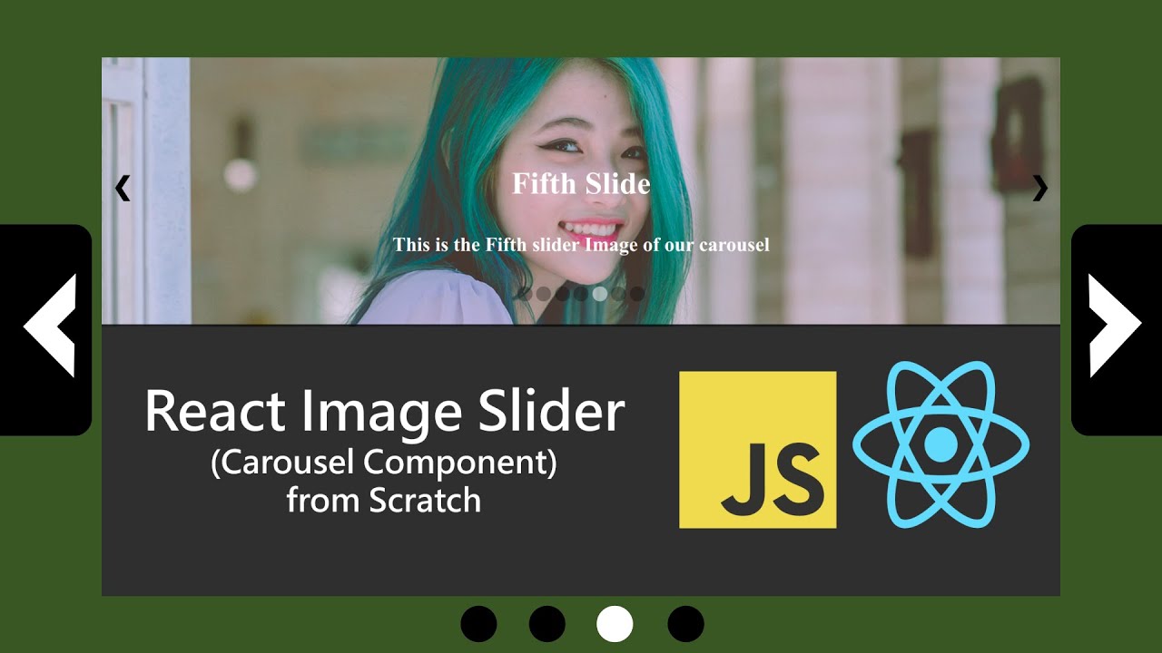 Build a React Carousel Slider Component using REACT HOOKS 2021