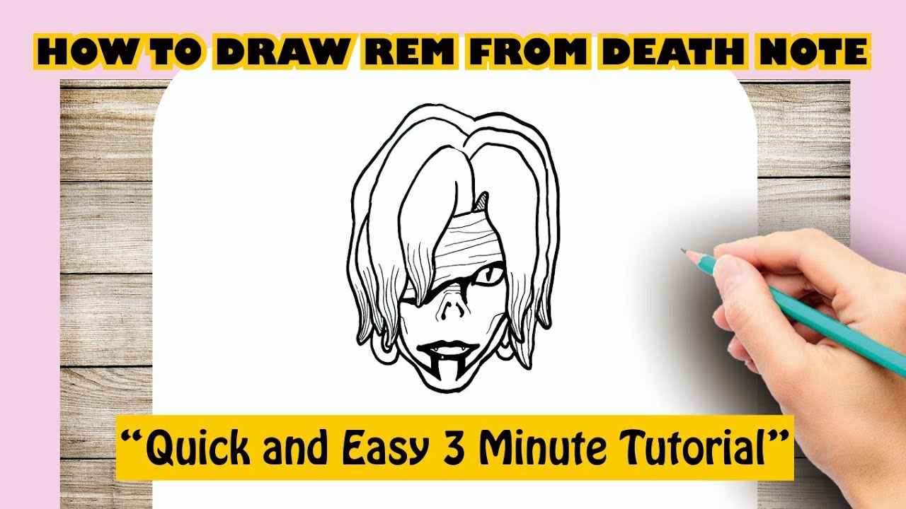 How to Draw Rem from Death Note