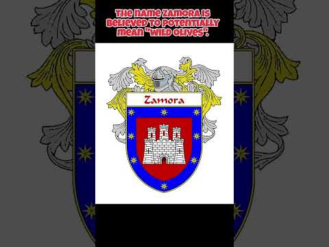Zamora Surname - Quick Facts #surnames #history #zamora