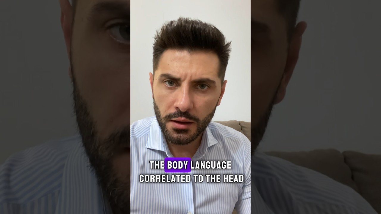 The body language correlated to the head: facial expressions & eye contact.