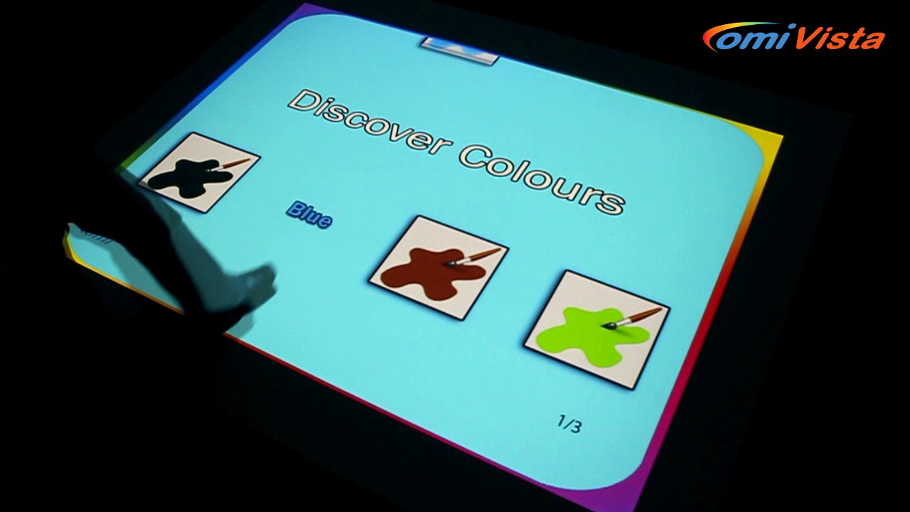 omiVista - interactive floor/table projection