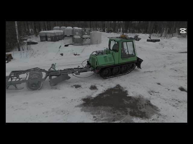 Bombardier tracked snowplow and two trail groomers | Heavy Equipment ...