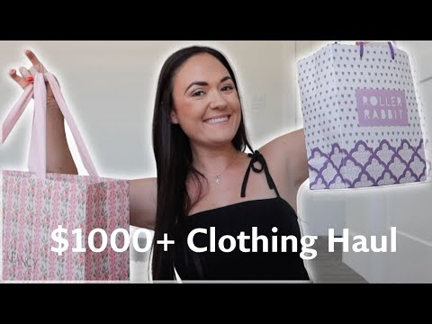 HUGE TRY-ON HAUL | LoveShackFancy, Lilly Pulitzer, Roller Rabbit & More! | Authentically Maureen