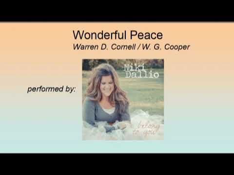 Hymn: Wonderful Peace - Lyric video (contemporary version)
