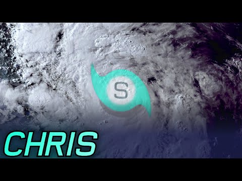 Track of Tropical Storm Chris (2024)