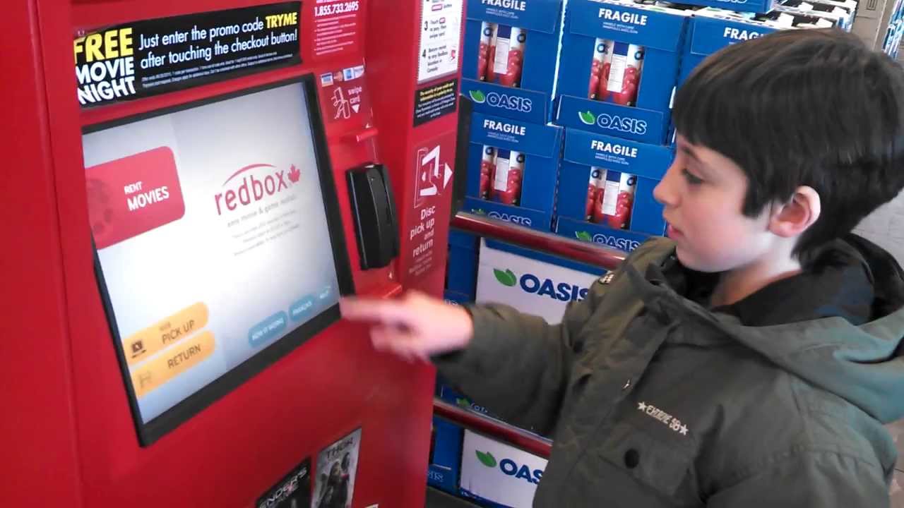 How to return a Redbox DVD, (with Colin)