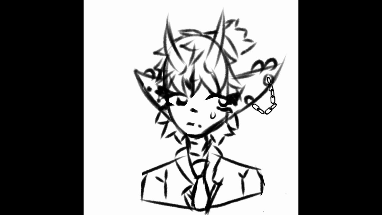 🤍🖤Ranboo fanart!🖤🤍 #ranboo #ranboofanart