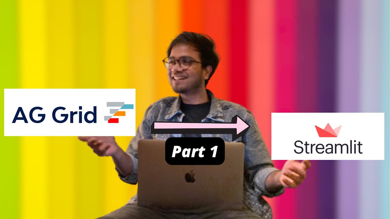 Using STREAMLIT with AG Grid Table - Interactive Table | Part 1/2