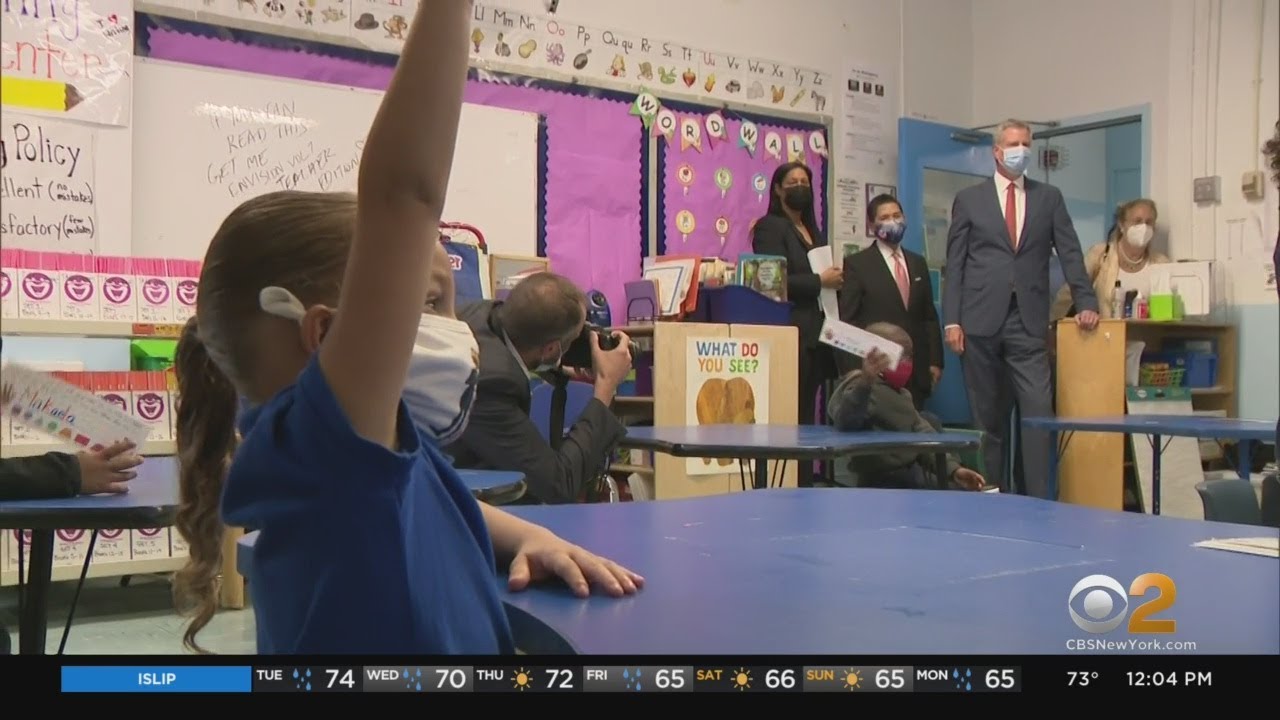 NYC Elementary Students Head Back To School