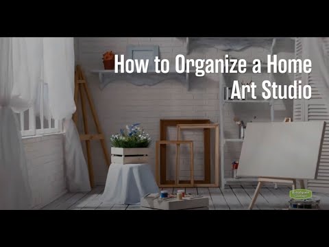 Your Organizational Guide to Designing a Home Art Studio