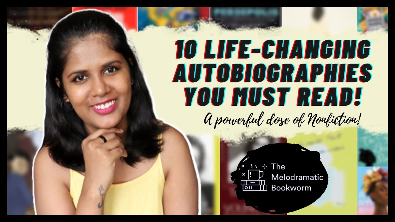 10 Life Changing Autobiographies to Read | Autobiography Book Recommendations | Nonfiction Books