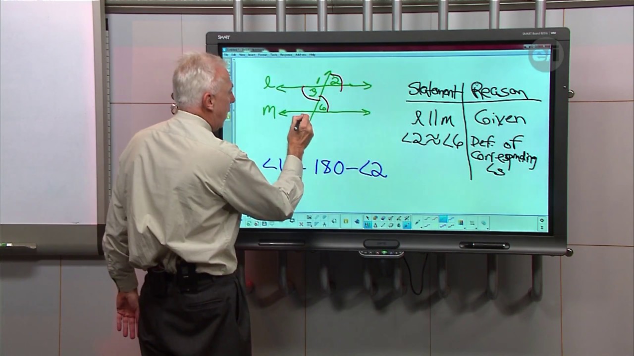 Homework Hotline: Two Column Proof