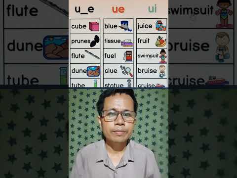 long u with u-e, ew, oo