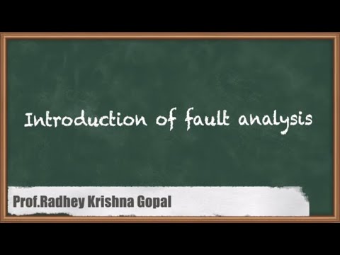 Introduction of Fault Analysis - Fault Analysis - GATE Power System Video Lecture - Power System ...