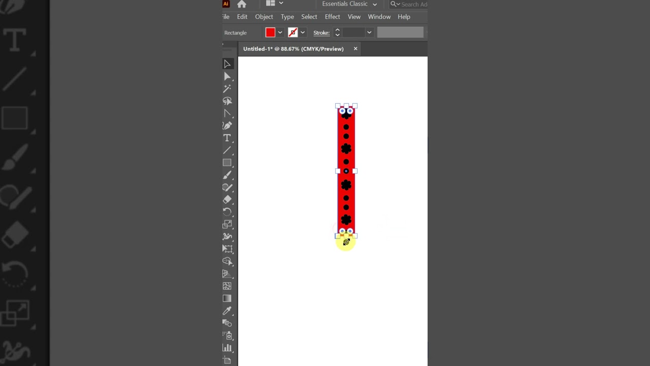 🎨 How to Create a Seamless Pattern in Adobe Illustrator | Modern Design Tips! 🖤✨