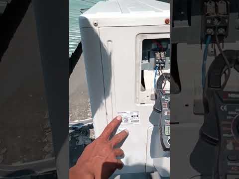cara cek freon cukup dengan tang ampere / ampere meter #acsplit #shorts