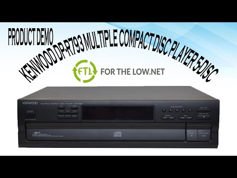KENWOOD DP-R793 5-DISC CAROUSEL CD COMPACT DISC PLAYER CHANGER PRODUCT DEMONSTRATION
