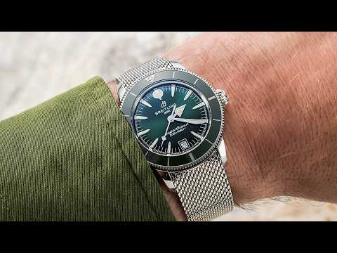 Breitling’s New 40mm Dive Watch With An Updated Caliber - Superocean Heritage Collection Revamp