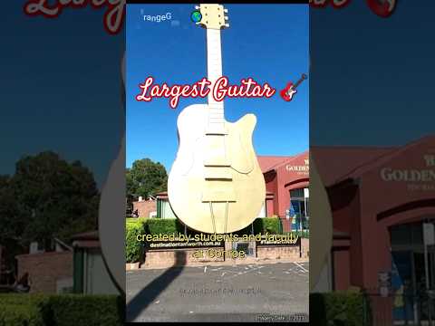 Largest Guitar 💡Trivia💡 | Google Earth and Google Maps #shorts