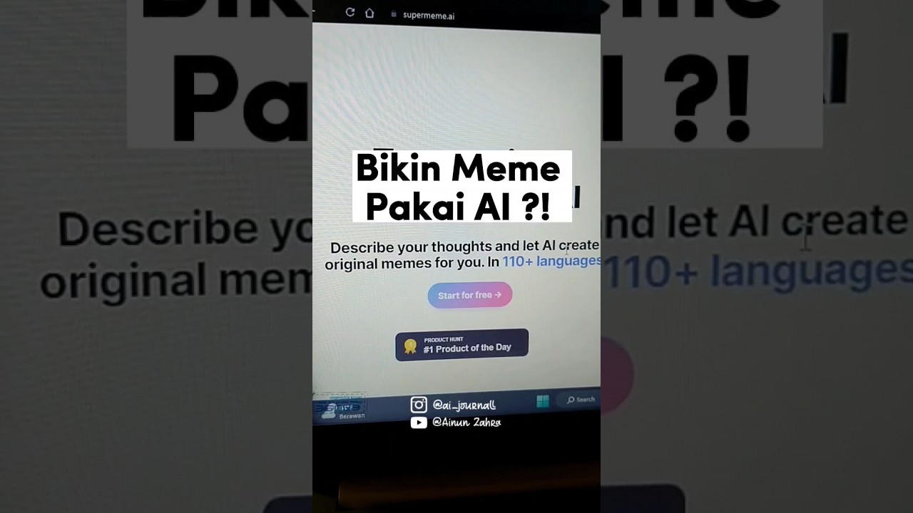 Cara Bikin Meme pake AI ✨ #ai #chatgpt #memes #tutorial