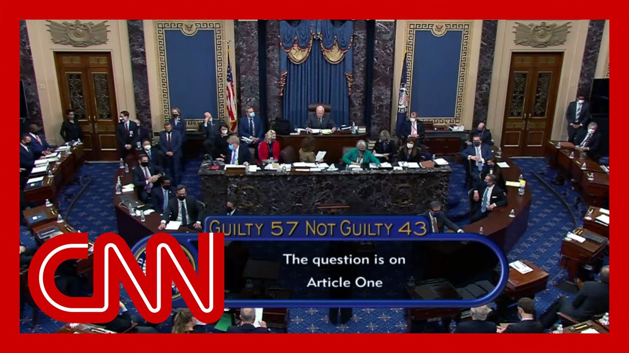 Watch the Senate vote on impeachment of Donald Trump