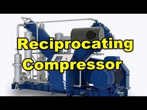 How a Reciprocating Compressor works? and its Accessories