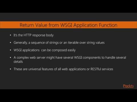 Learn Modern Python Solutions Part 3 Implementing Web Services with WSGI | packtpub com - Mind ...