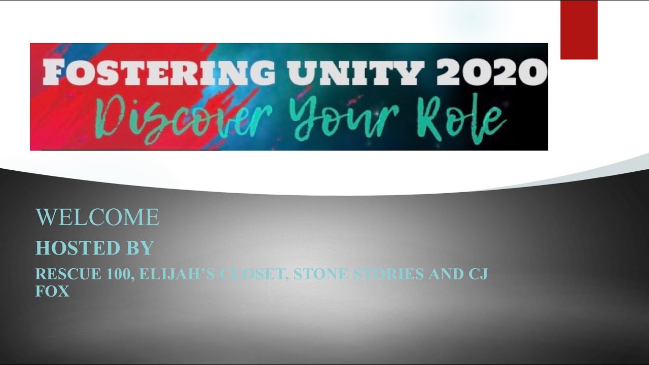 Fostering Unity 2020
