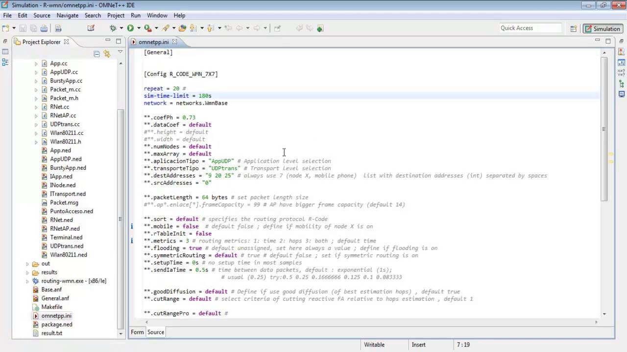 R Code Network coding wireless mesh networks omnet projects