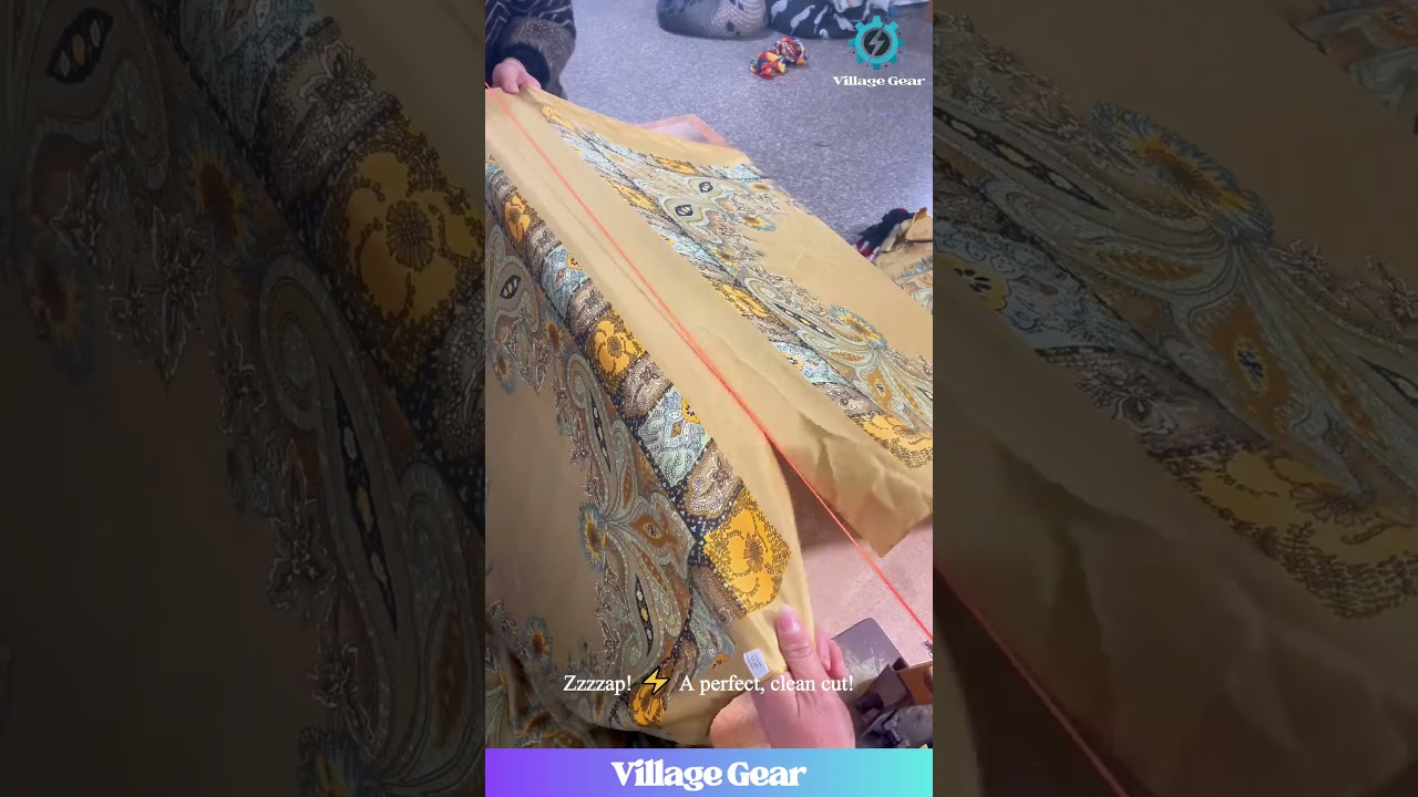 That Hot Wire Fabric Cutter is My New Obsession! 🔥 So CLEAN! #sewing #gadget #diy #craft