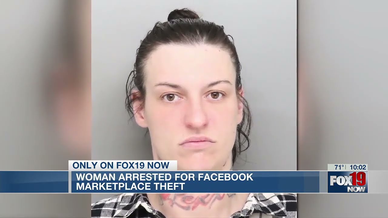Woman arrested for Facebook Marketplace theft