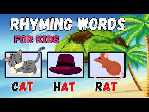 Learn Rhyming Words With Sentence | Rhyming Words For Kids | What Are Rhyming Words|@CuddlesKidsTv