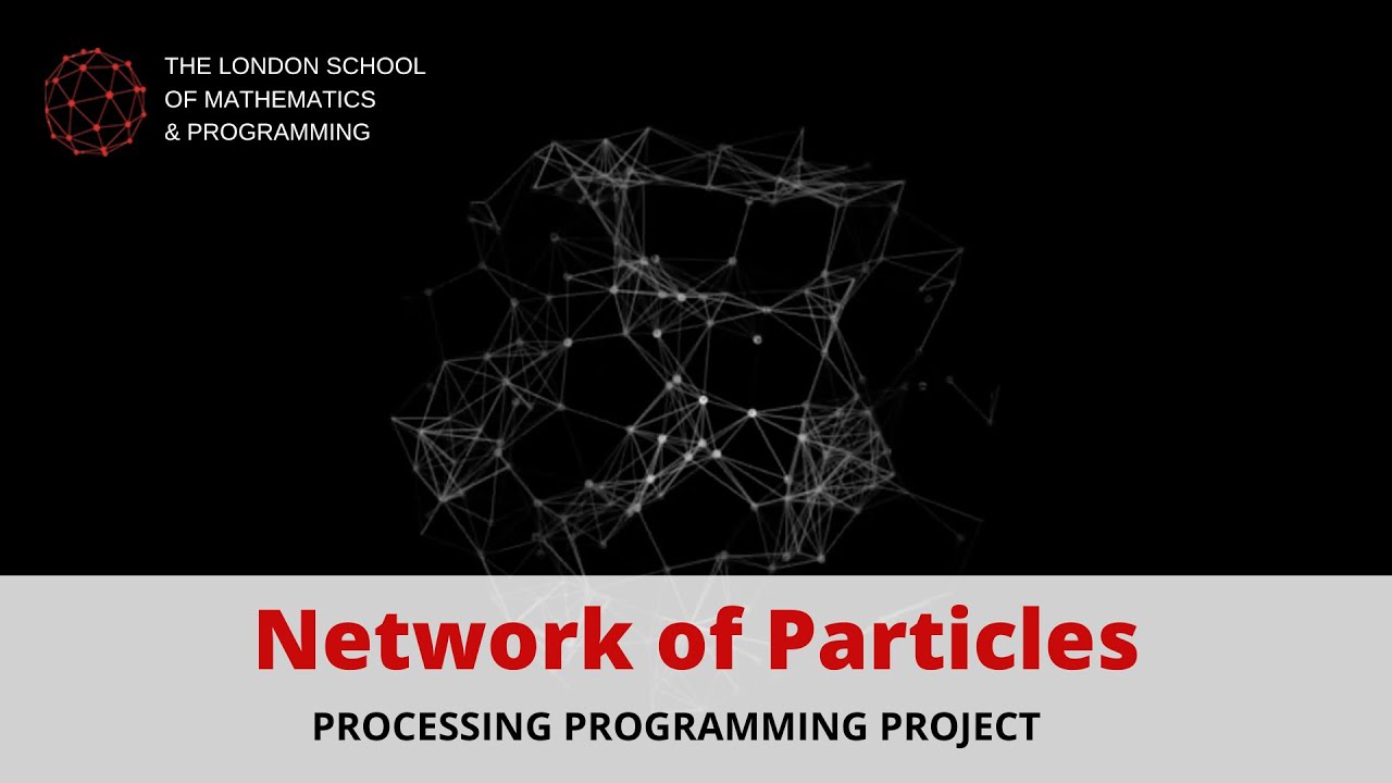 Processing Programming: Network of Particles