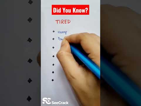 Synonyms of 'TIRED' - SeeCrack