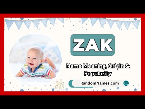 Zak - Baby Boy Name Meaning, Origin & Popularity - RandomNames.com