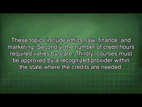 Online Real Estate Continuing Education Credits Explained