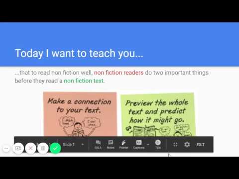 Reading Nonfiction Text Lesson Google Slides