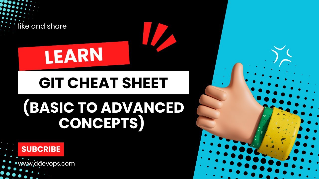 Learn Git Cheat Sheet Step by Step | Basics to Advanced | Master Git Fast