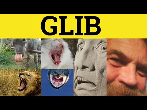 🔵 Glib Meaning - Glibly Examples - Glib Defined - Glib Definition - Glib Glibly GRE 3500 Vocabulary