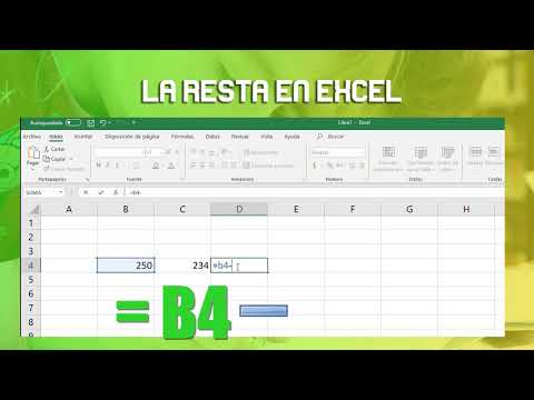 La Resta en Excel – Aprendamos de Excel