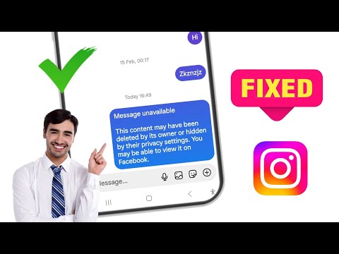 How To Fix Instagram Message Unavailable Problem || Instagram Messag...