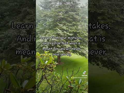 What is Meant for You Will Not Pass You By