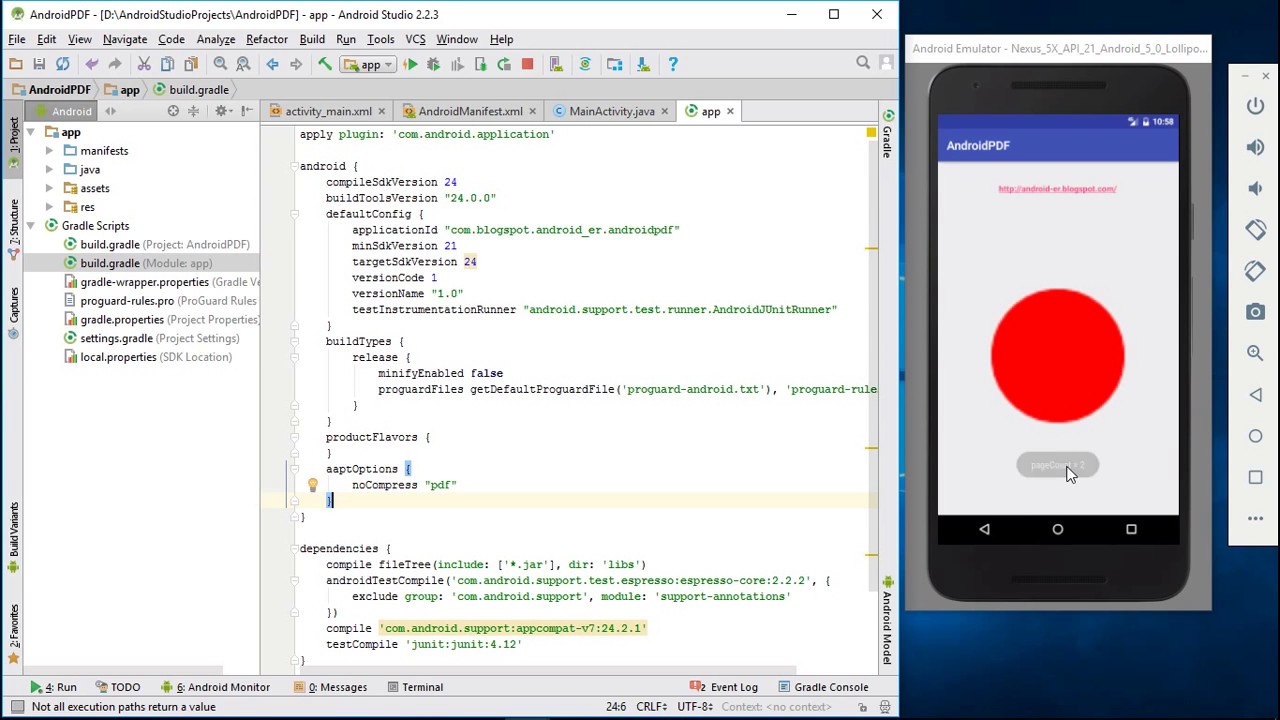 Display PDF in assets folder (inside APK)